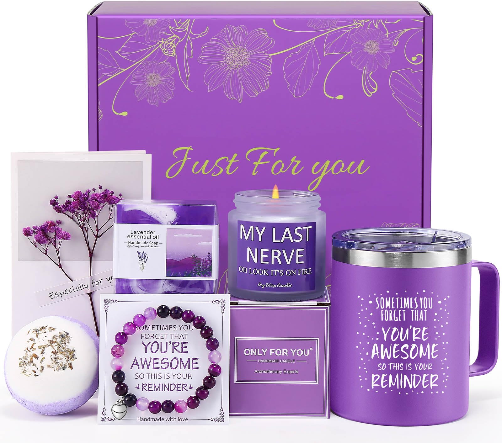 Astonlink Birthday Gift Basket for Women – Relaxing Spa Gift Set, Uniq ...
