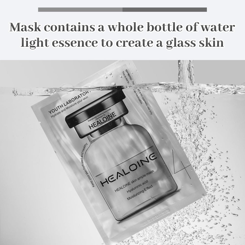 HEALOINE Hyaluronic Acid Face Mask with Niacinamide – Overnight Hydrat ...